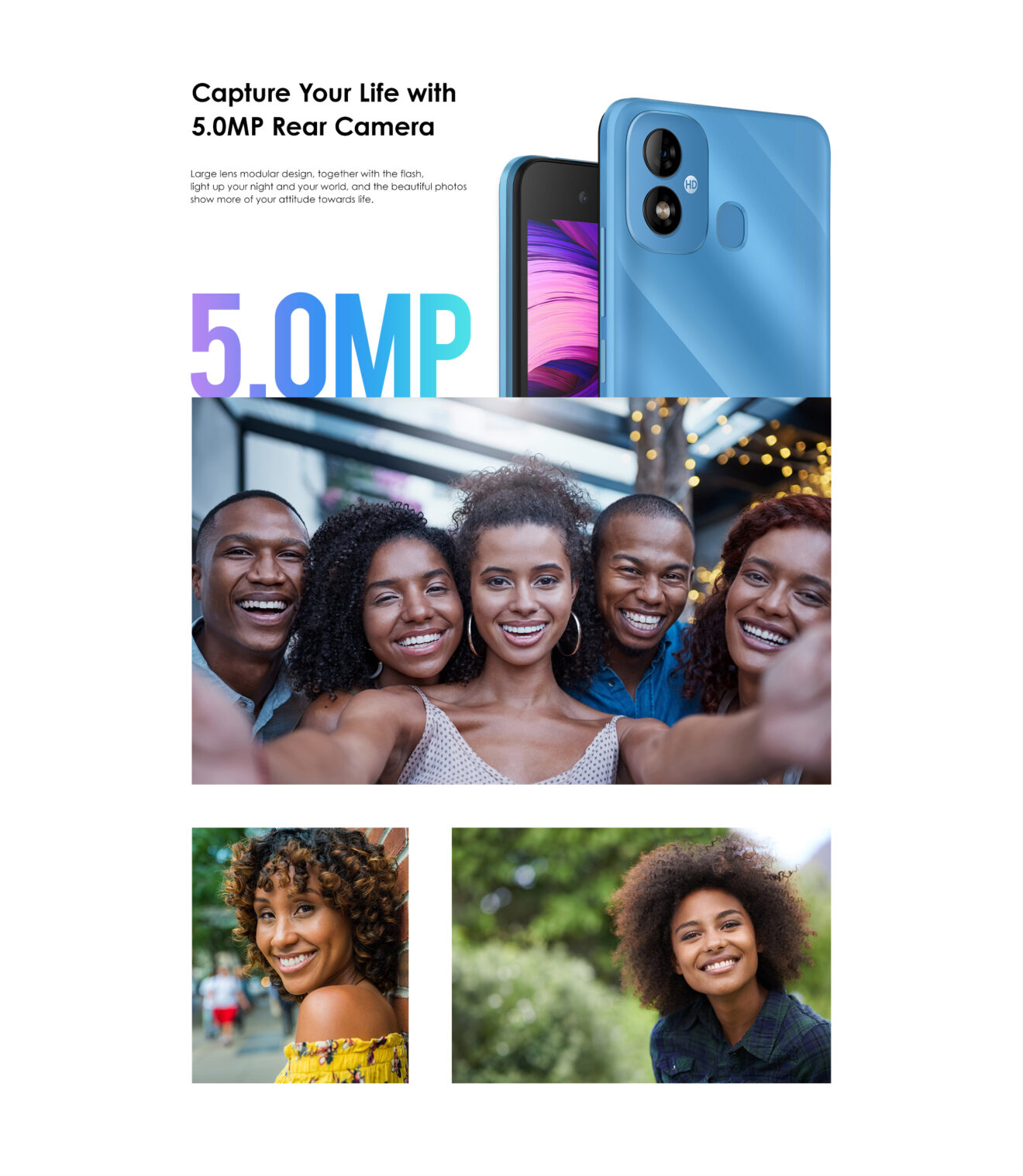 Smartphone ITEL A33 Plus (1-16GO) 4G Double SIM BLEU - MSI By Dr.M